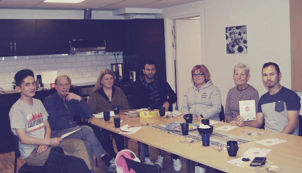 Delar av nätverket Tillsammans för Kumla, från höger: Amir Mohammadi ...