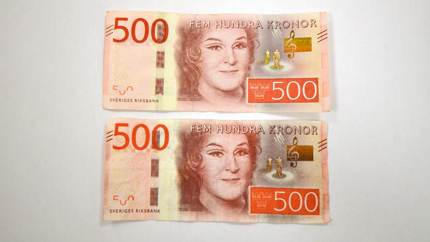 Falska 500-kronorssedlar i omlopp - Sydnärkenytt