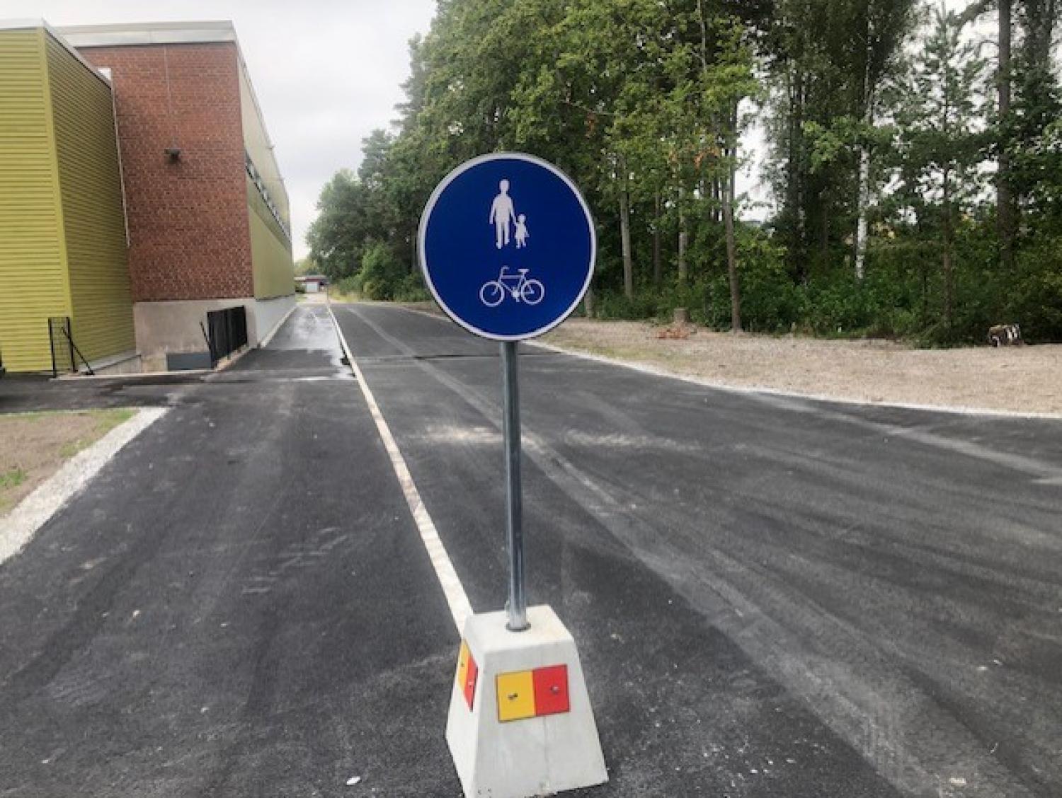 Fixat cykelbana vid Kumlahallen - Sydnärkenytt